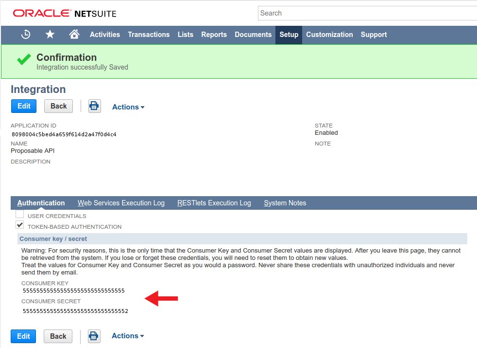 Use Netsuite CRM with Proposable