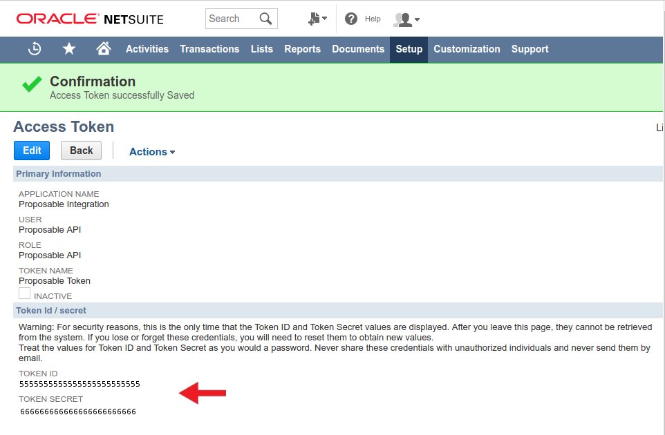 Use Netsuite CRM with Proposable